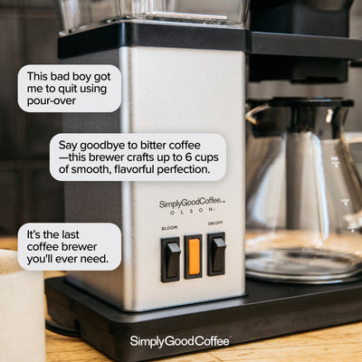 Barista Coffee Brewer - Simply Good Coffee